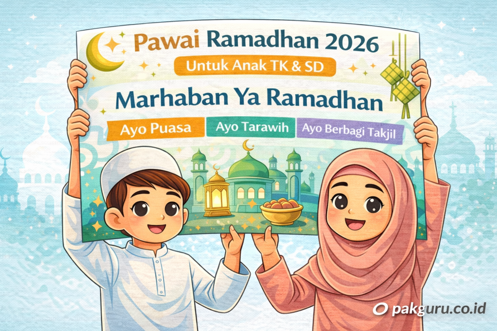 Poster Pawai Ramadhan 2026 untuk Anak TK dan SD PNG Download Tema, Ide ...